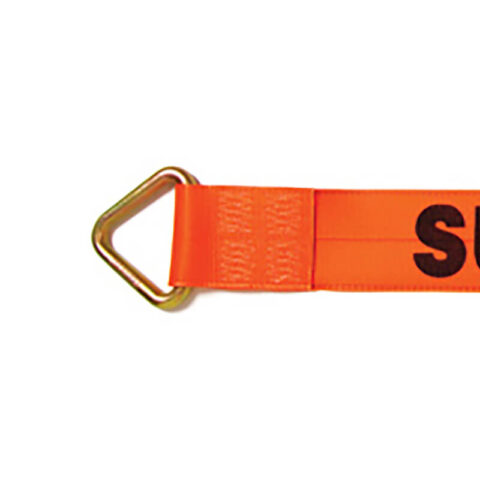 4" x 27' Super Edge Zone Winch Strap with #120 Delta Ring - Multiprens USA