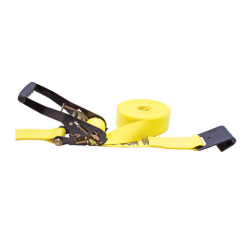 2" x 30' Ergonomic Ratchet Strap with Item #210 Flat Hook - Multiprens USA
