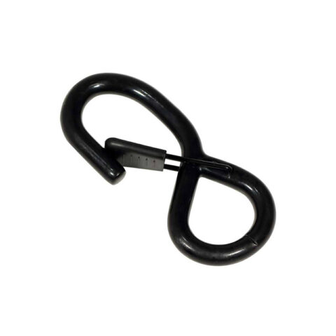 1" PVC Coated S-Hook with Keeper - Multiprens USA